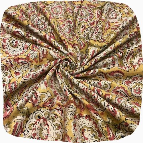 Buy Palash Women's Unstitched kalamkari Cotton Dress Material Chudithar ...