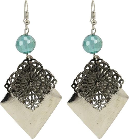 Buy HIGH TRENDZ Sterling Silver Plated Drops and Danglers Silver for Women, Girls Online at Best ...