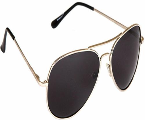 Buy Elligator UV Protection Aviator Full Frame Black Sunglasses For Men ...