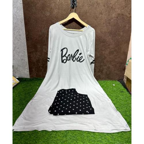 Buy Mona Design Studio Full Long T-Shirt with Printed Full Pant Causal ...