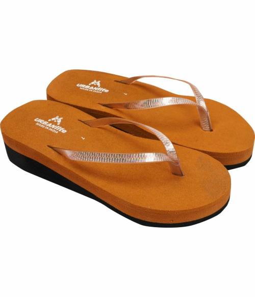 Buy Urbanlite Tan Slippers for Women Online at Best Prices in India ...