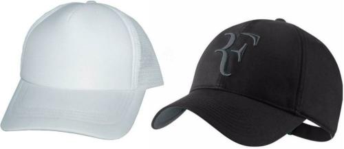 Buy Babji Men Black RF Logo and White Net Baseball Cap(Pack of 2) Online at Best Prices in India ...