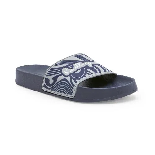 Buy Red Tape Men's EVA Embossed Navy/Light Grey Sliders Online at Best ...
