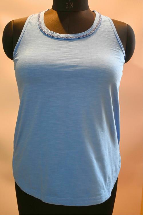 Buy AVSOY Women Plain Round Neck Tank Top Online at Best Prices in ...