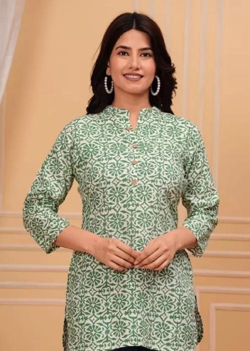 Buy JIVANSH FAB Women's Rayon Printed Casual Top Online at Best Prices ...