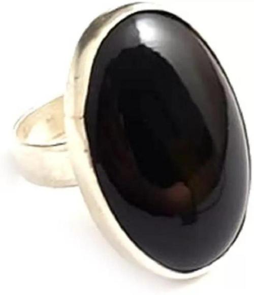 Buy Chopra Gems & Jewellery Brass Original Sulemani Hakik Stone Ring ...