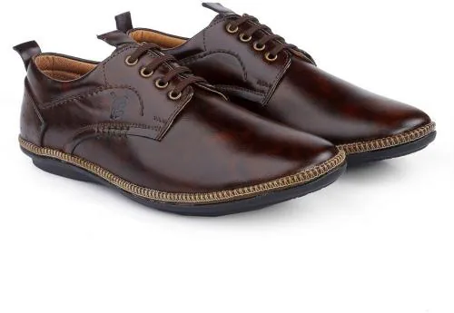 Buy JETFIGHTER Outdoor Casual Shoes For Men Brogues For Men's (Brown ...