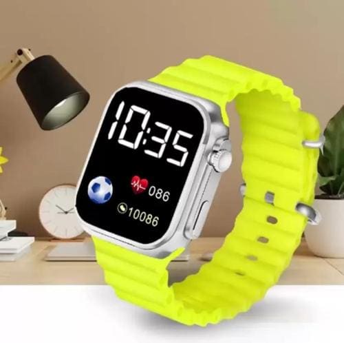 Buy RTK New Square Green Led Watch For Boys,Girls Online at Best Prices ...