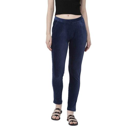 Buy Go Colors Women Navy Corduroy Jeggings Online at Best Prices in ...
