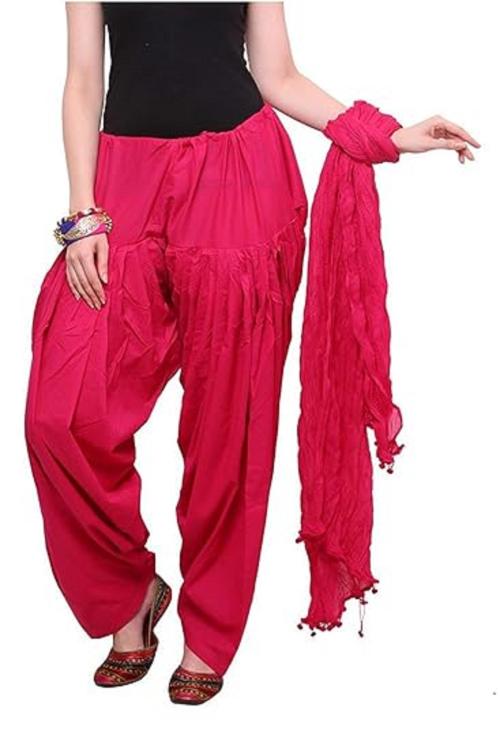 Buy DEEYA M Cotton Free Size Semi Patiala Regular Wear Salwar with ...