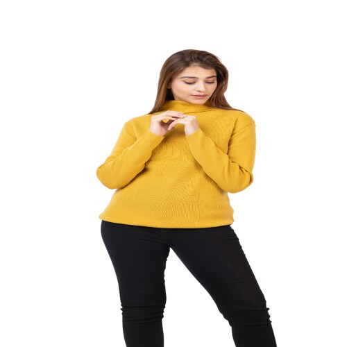 Buy TWENTY ME Winter Wear Casual Solid Acrylic Soft & Warm High Neck ...
