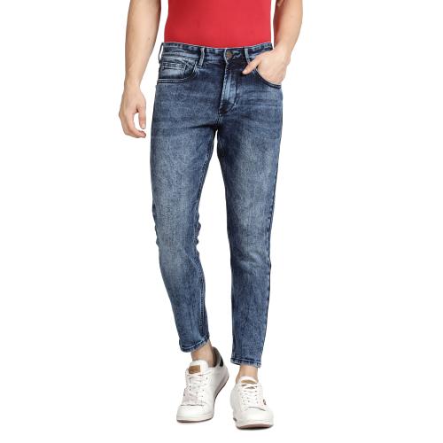Buy Llak Jeans Men Slim Tapered Fit Mid-Rise Stretchable Online at Best ...