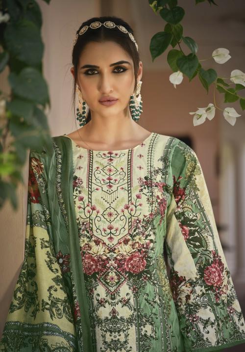 Buy DRAVINAM Trends Unstitched Pakistani Print Embroidered Cotton ...