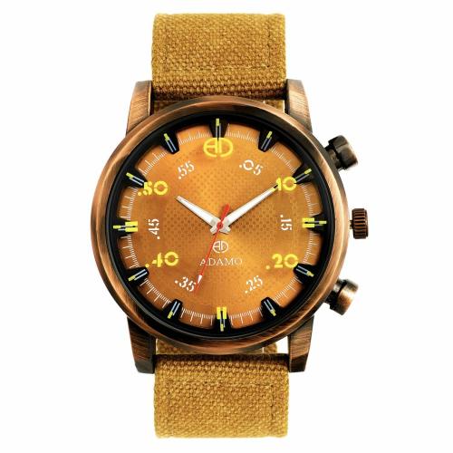 Buy ADAMO BIKER Gold Dial Men's & Boy's Watch AD28BR04 Online at Best ...