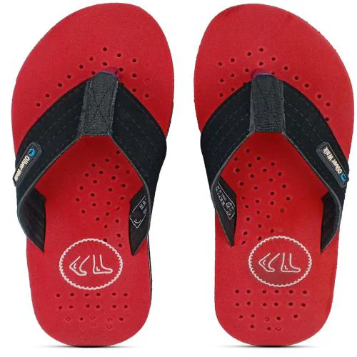 Buy OLIVER WALK Attractive Men Red Slipper Online at Best Prices in ...