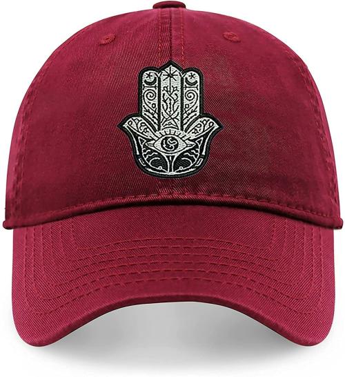 Buy ZIPPER-G Unisex Burgundy Embroidered Cotton Baseball Cap (Free Size ...