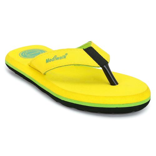 Buy Mediwalk's EVA|Premium|Comfort Yellow Slippers/Flipflops for women ...
