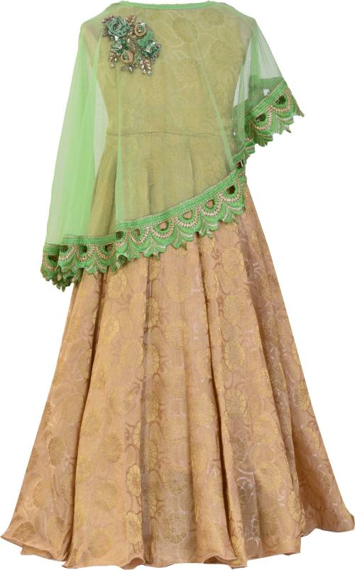 Buy Child Club Girl Green Net Dress (9-10Y) Online at Best Prices in ...