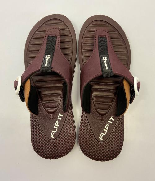 Buy FLIP'IT STONE BROWN WOMEN SLIPPER Online at Best Prices in India ...