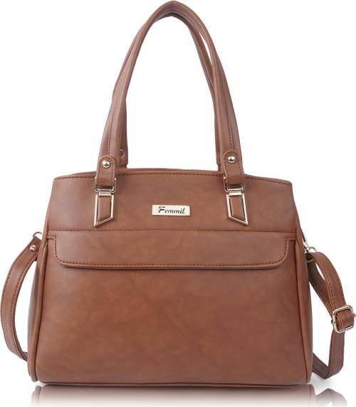 Buy Fommil Women Tan Hand-Held Bag Online at Best Prices in India ...