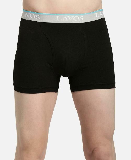 Buy LAVOS Men Black Bamboo Cotton Boxer Trunk Short (2XL) Online at ...