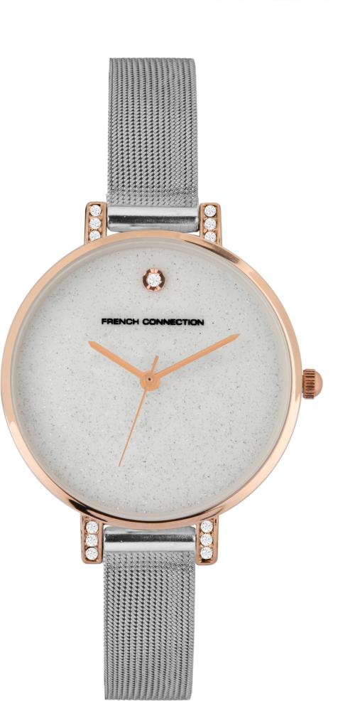 Buy French Connection Analog Silver Dial Silver Strap Watch For Women ...