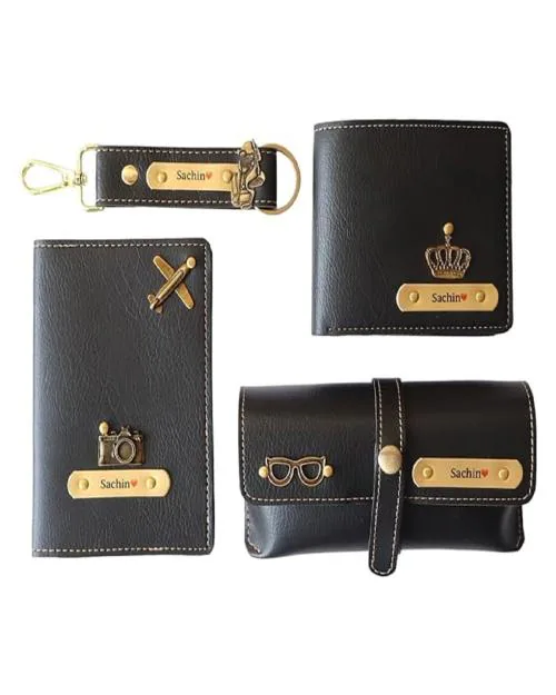 Buy The Bae Gift Personalized Men's Wallets with Name & Favorite Charm ...