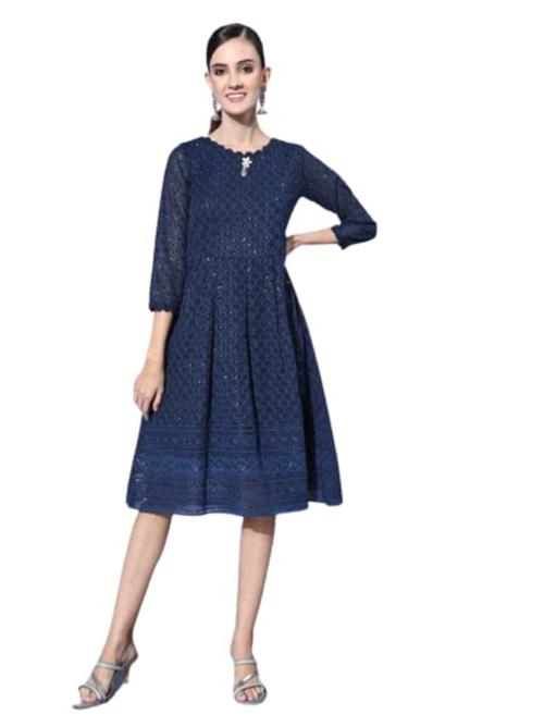 Buy Axelus Women Cotton Blend Knitted Stretchable Bodycon Online at ...