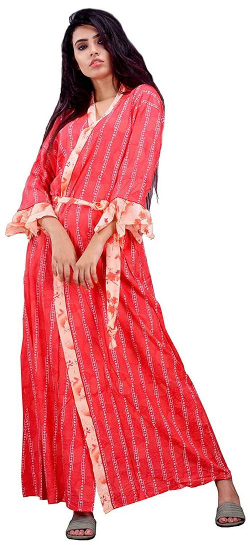 Buy CLYMAA Women Red Satin Robe Online at Best Prices in India - JioMart.