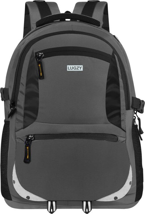 Buy Lugzy Grey Polyester Laptop Backpack 35 Liter Online at Best Prices ...