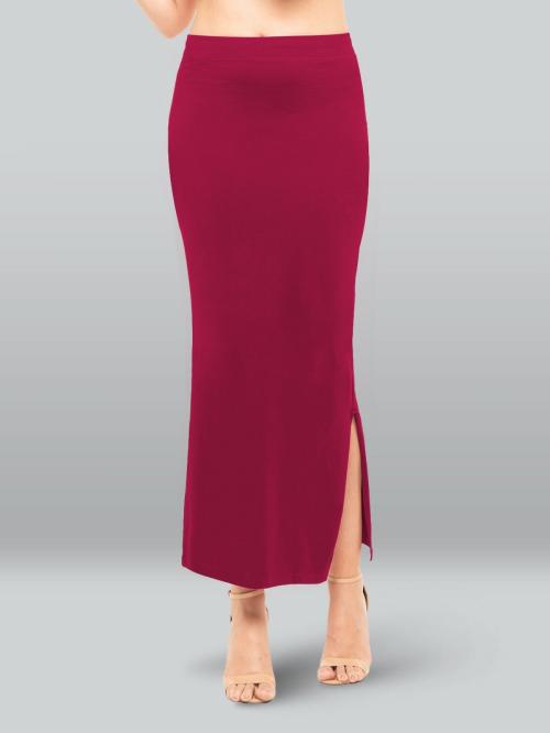 Buy Lyra Slimming Saree Shaper Petticoat with Hidden Drawstring & Side ...