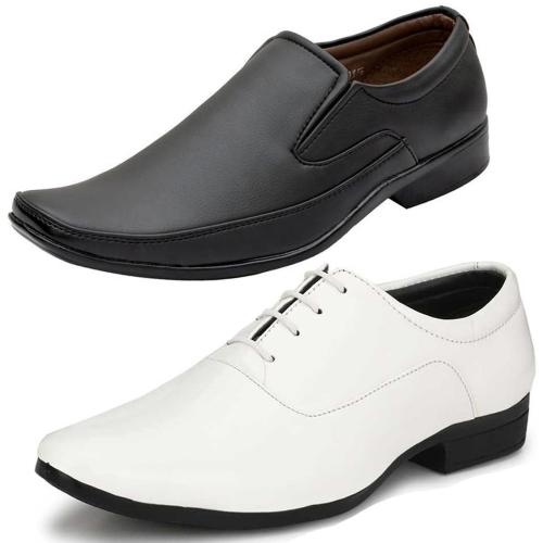 Buy Vitoria Stylish Leather Formal Shoes Combo For Men And Boys ,Pack ...