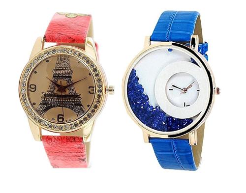 Buy Crispy Analog Multicolor Dial Multicolor Strap Watch For Women ...