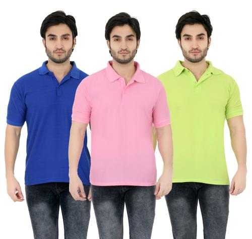 Buy Keoti Men Polo Collar Neck Poly-cotton(Mattey) Fabric Casual Wear T ...