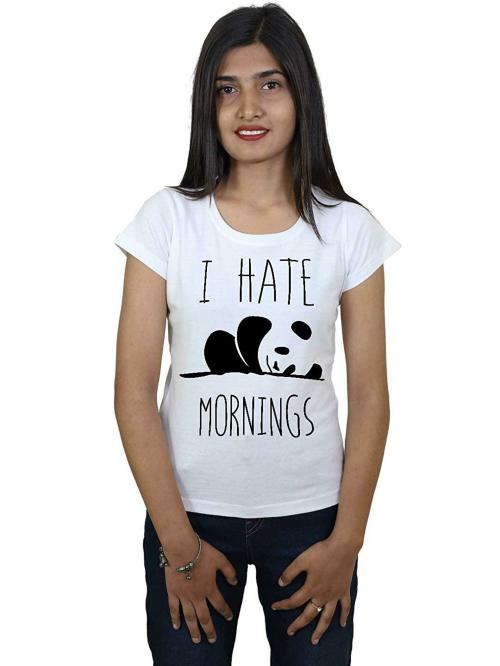 Buy Tees World Women White Cotton Printed Tshirts (M) Online at Best Prices in India - JioMart.