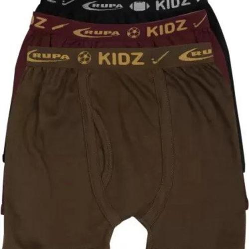 Buy Rupa Frontline Kids Boys Multicolor Solid 100% Cotton Boxers Online ...