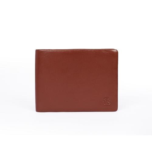 Buy Rustic Leather Stitchless Nappa Leather Wallet for Men Tan Online ...