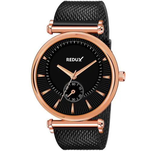 Buy Redux MW-353 Black Dial PU Strap Analog Watch for Men's Online at ...