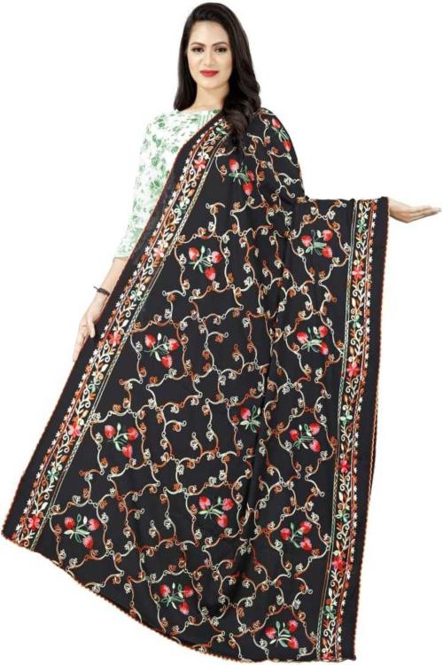 Buy Ebadat Rayon Embroidered Women Dupatta Online at Best Prices in ...