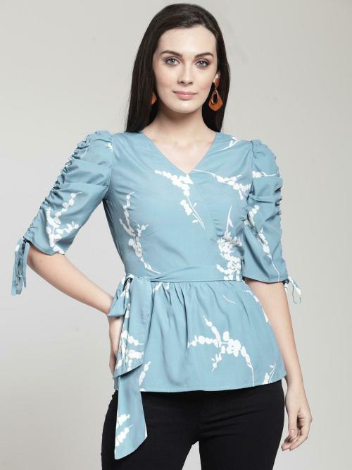Buy plusS Women Blue Printed Top Online at Best Prices in India - JioMart.