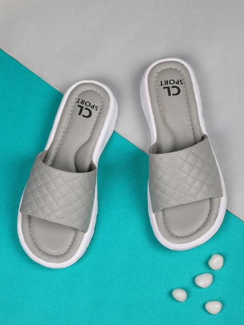Buy CL Sports Grey Slides for Women Online at Best Prices in India ...