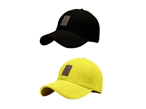 Buy CLASSYMESSI EDIKO Cap Combo Pack of 2 Cotton Cap for Men's and ...