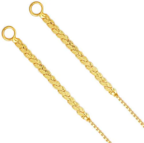 Buy Vighnaharta Brass Ear Thread For Women And Girls Online at Best ...