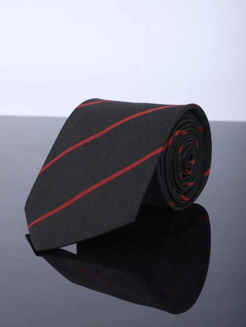 Buy Kastner Men Black Italian Style Silk Neck Broad Tie Online at Best ...