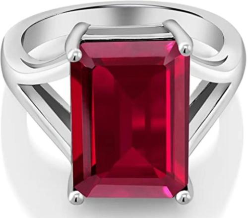 Buy Chopra Gems & Jewellery Brass Ruby Ring (Men and Women) - Free size ...
