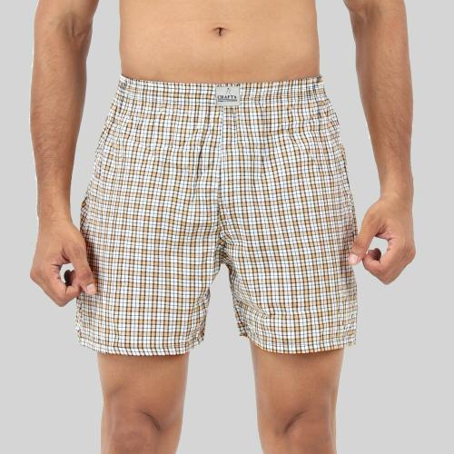 Buy SUPERSQUAD Men Multicolor10 Checkered Cotton Blend Single Boxers ...