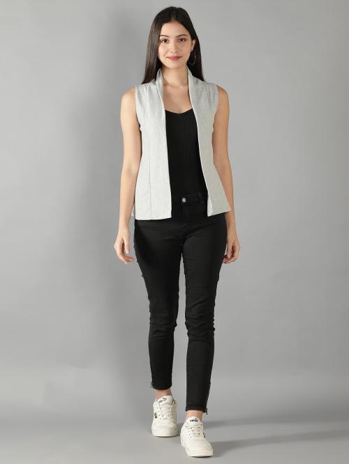 Buy Nimble Grey Short Shrug with Cut Sleeves Online at Best Prices in ...