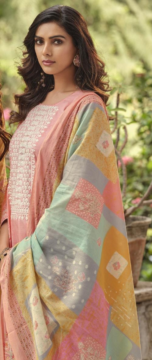 Buy THE JAZZBAAT Unstitched Embroidered Digital printed Pure Jaam ...