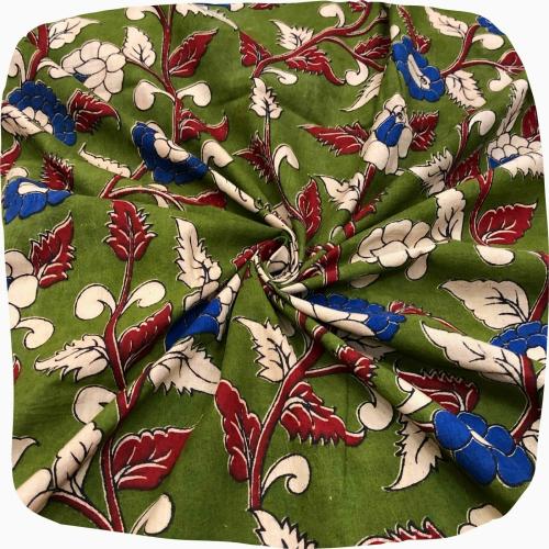 Buy Palash Women's Unstitched kalamkari Cotton Dress Material Chudithar ...