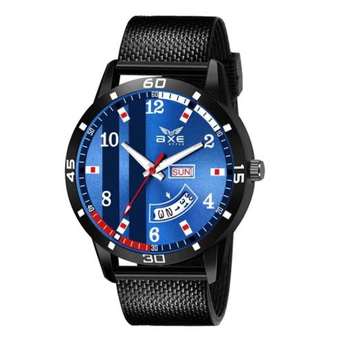 Buy Axe Style Analog Blue Dial Black Strap Watch for Men (XDD-7064 ...